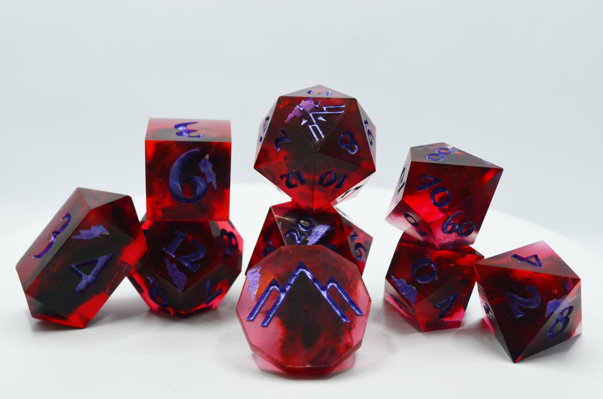 PREORDER "Ruidus" 9 Piece Dice Set – Roll With Adventure